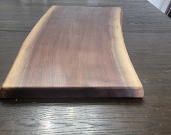 Black Walnut Live Edge Cutting Board - Etsy