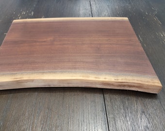 Black Walnut Live Edge Cutting Board - Etsy