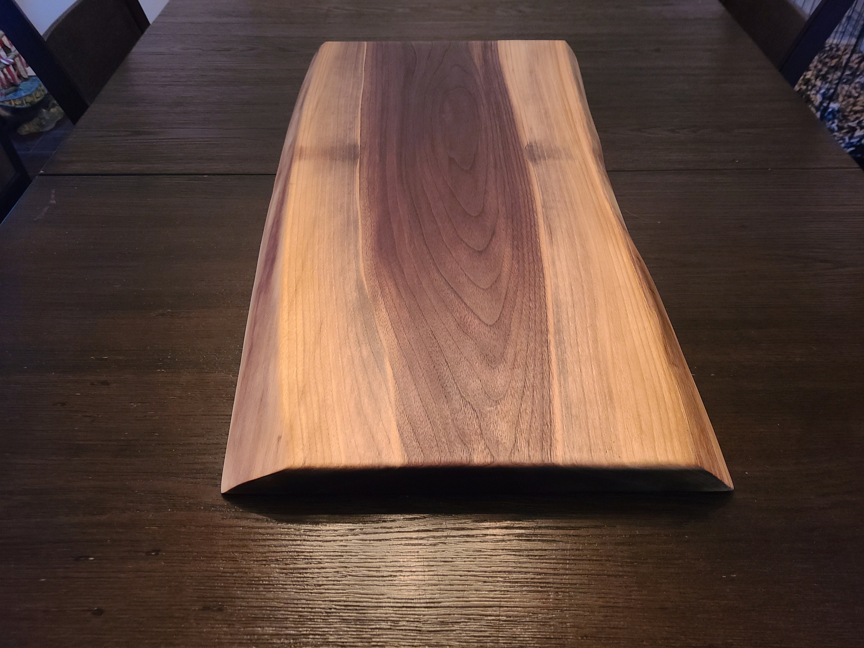 Large Live Edge Black Walnut Cutting Board 28" Long - Etsy