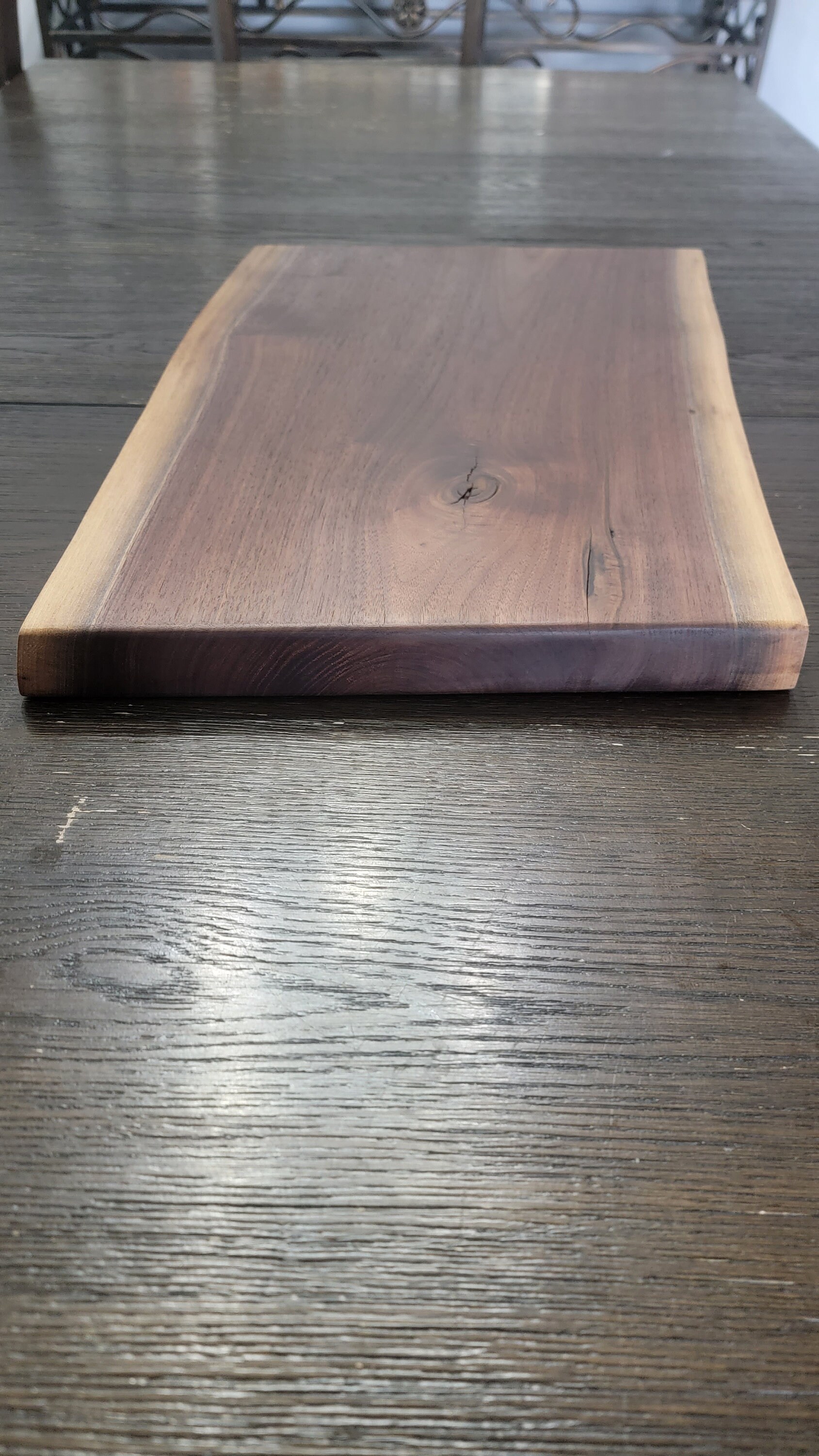 Black Walnut Live Edge Cutting Board - Etsy