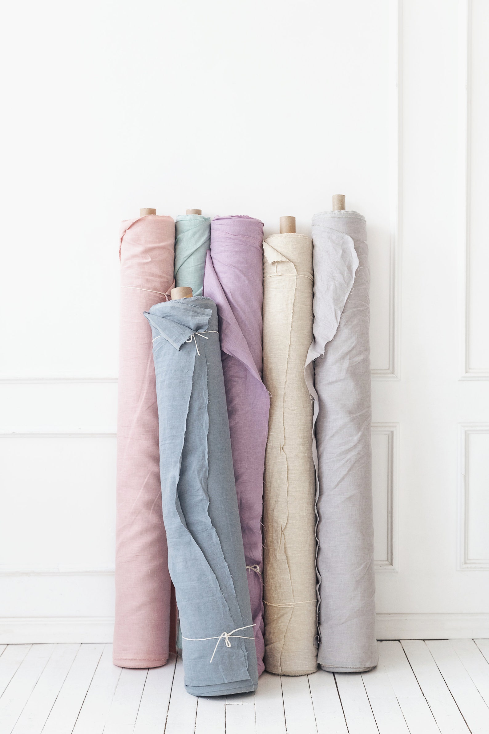 Linen Fabric Extra Wide 100% Softened Stonewashed 245cm or 96 Inches ...