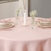 Natural Linen Round or Circle Table Cloth, Magnificent Decoration for ...