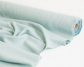 Aqua Linen Fabric - Etsy