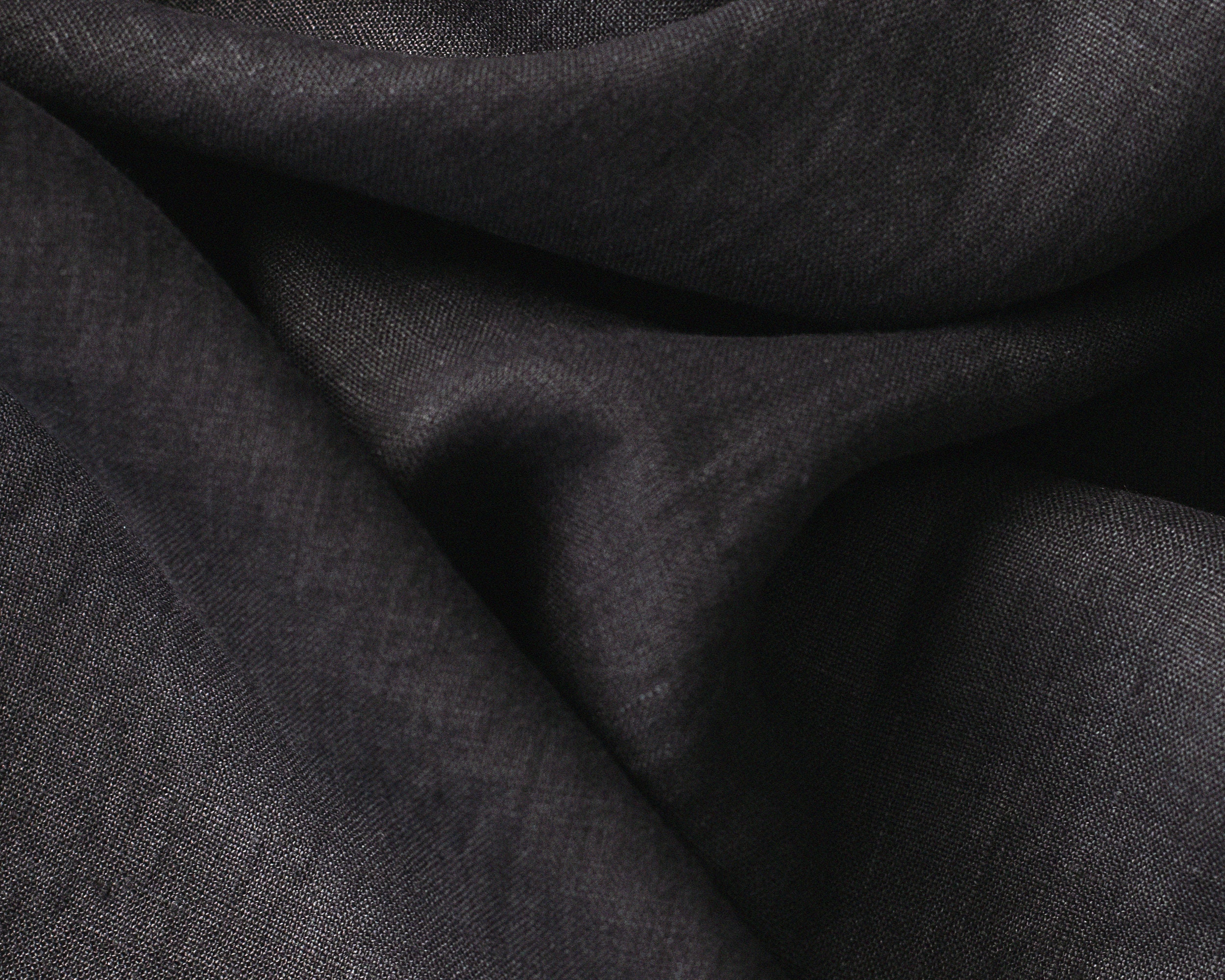 Black Linen Fabric 100% Softened Stonewashed 145cm 57 Inches - Etsy