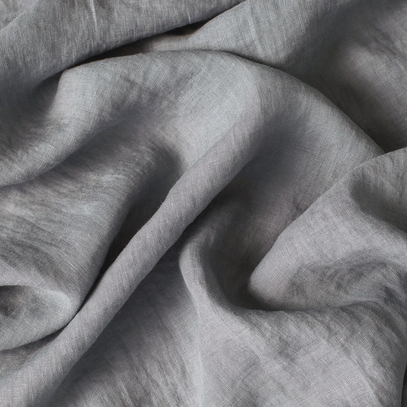 Grey Sheer Fabric - Etsy