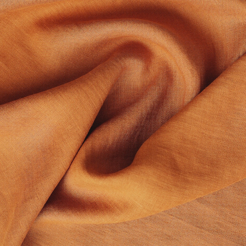 Orange Linen Fabric - Etsy