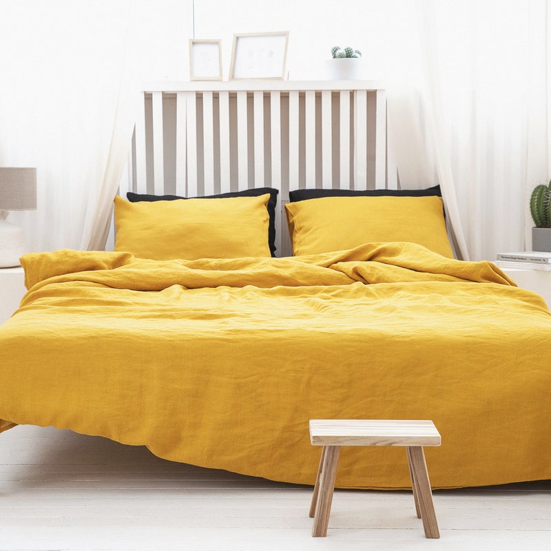 Mustard Bedding - Etsy