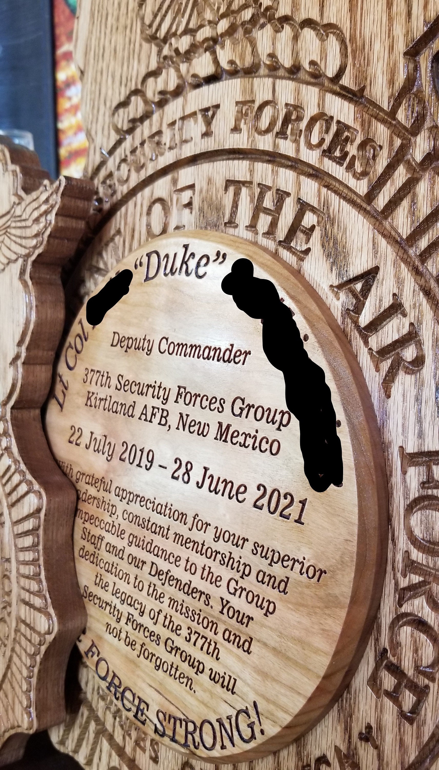 Air Force Security Forces Plaques Air Force Plaque Air - Etsy