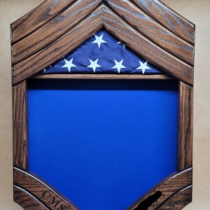 Handcrafted Air Force Cmsgt Shadowbox Military Shadowbox - Etsy