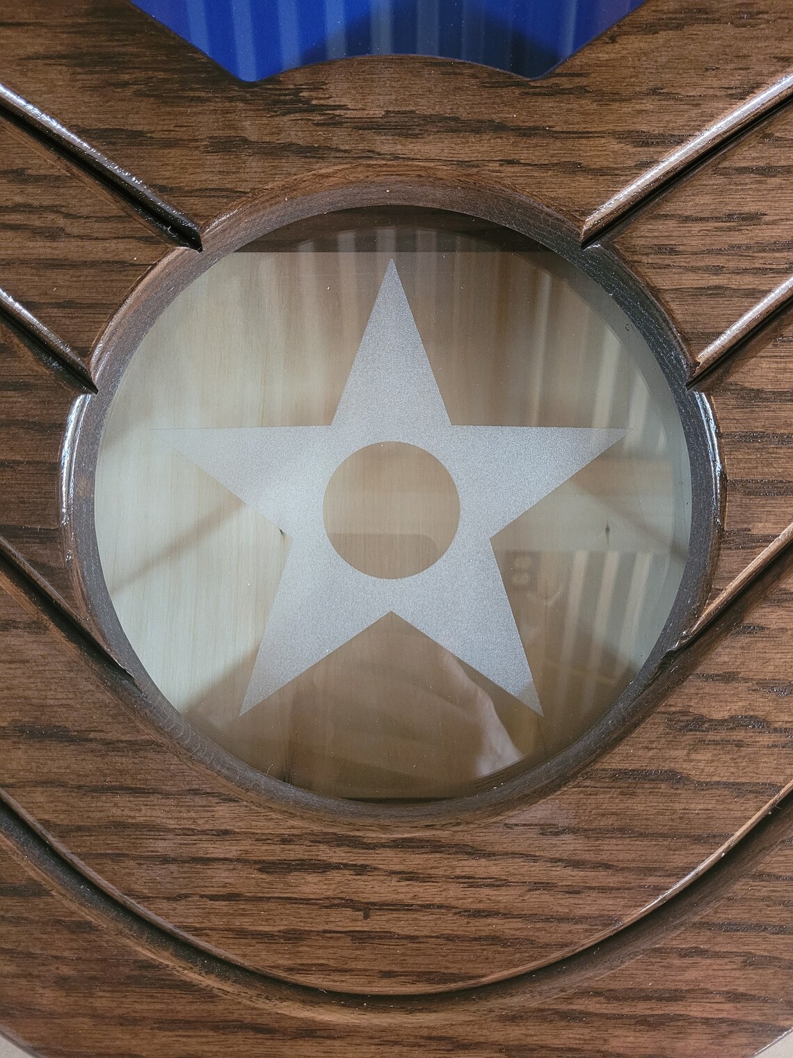 Handcrafted Air Force Ssgt Shadowbox Air Force Tsgt - Etsy