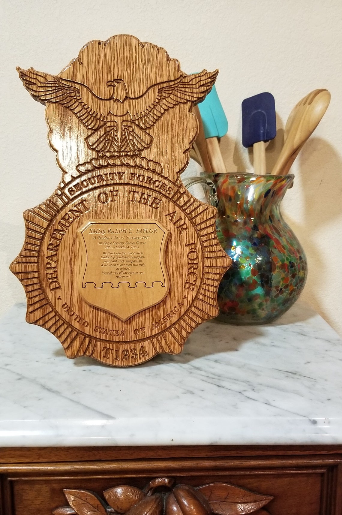 Air Force Security Forces Plaques Air Force Plaque Air | Etsy