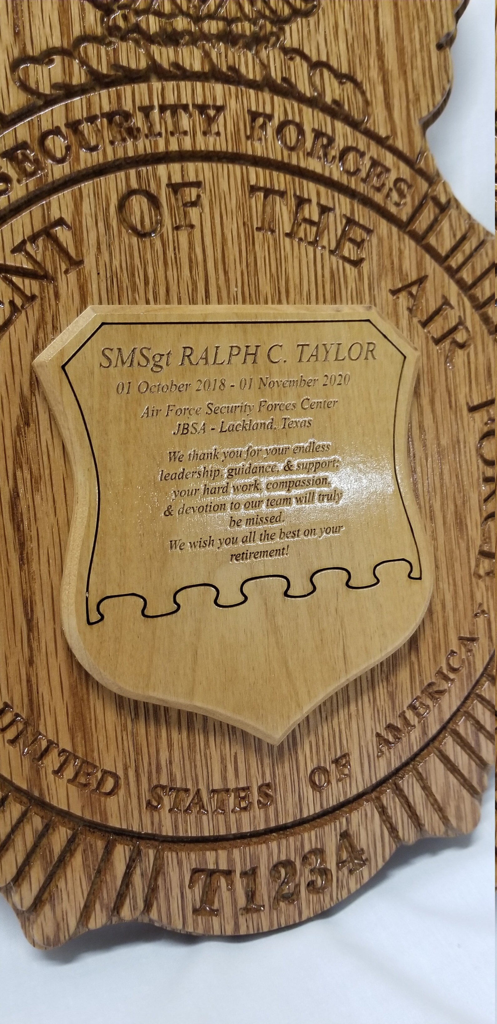 Air Force Security Forces Plaques Air Force Plaque Air | Etsy