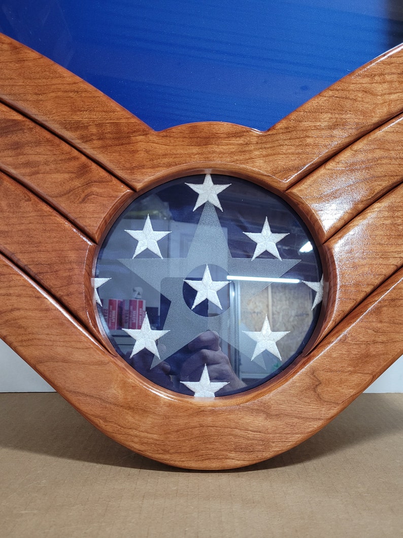 Handcrafted Air Force Ssgt Shadowbox Air Force Tsgt - Etsy
