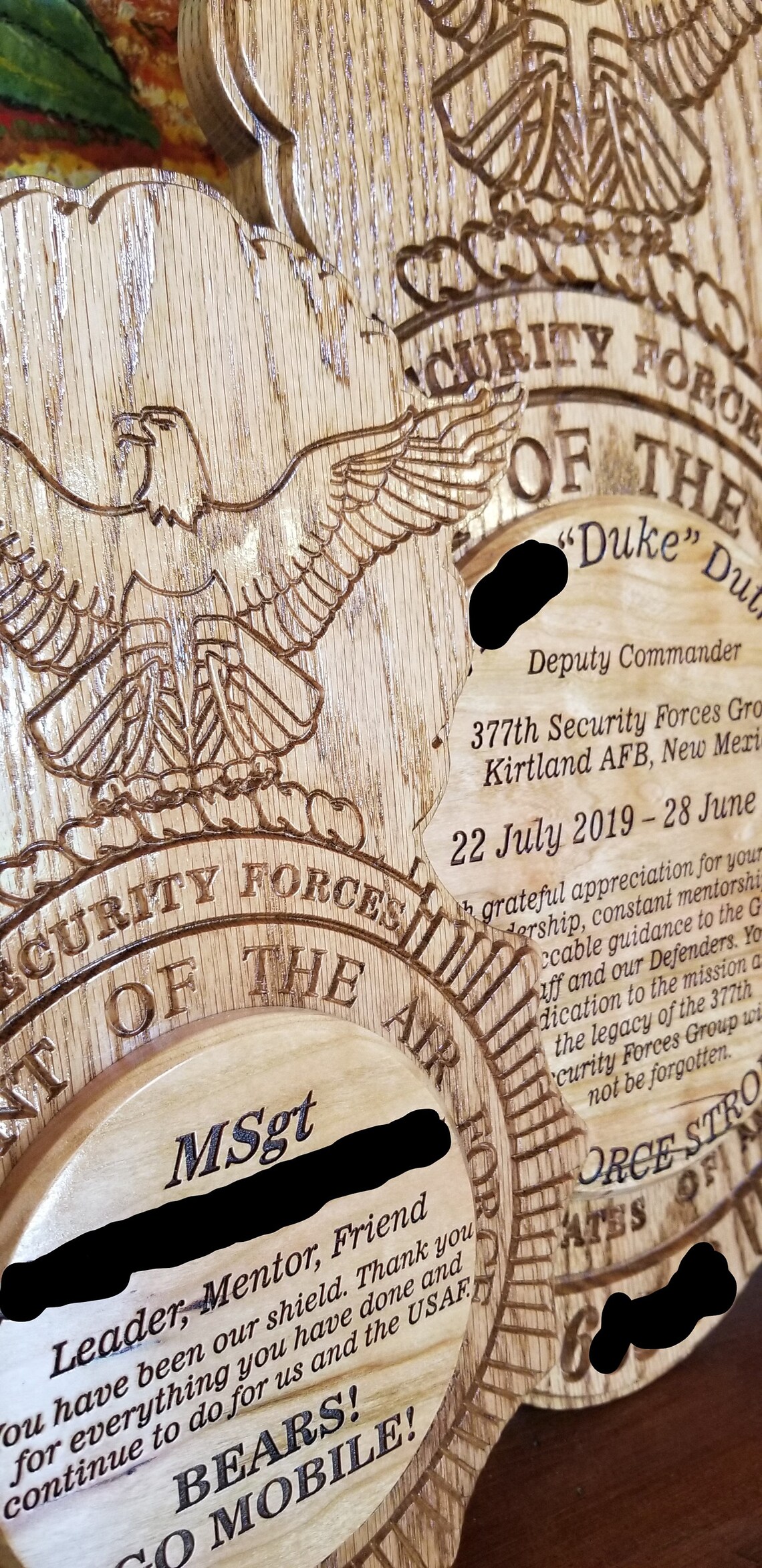 Air Force Security Forces Plaques Air Force Plaque Air - Etsy