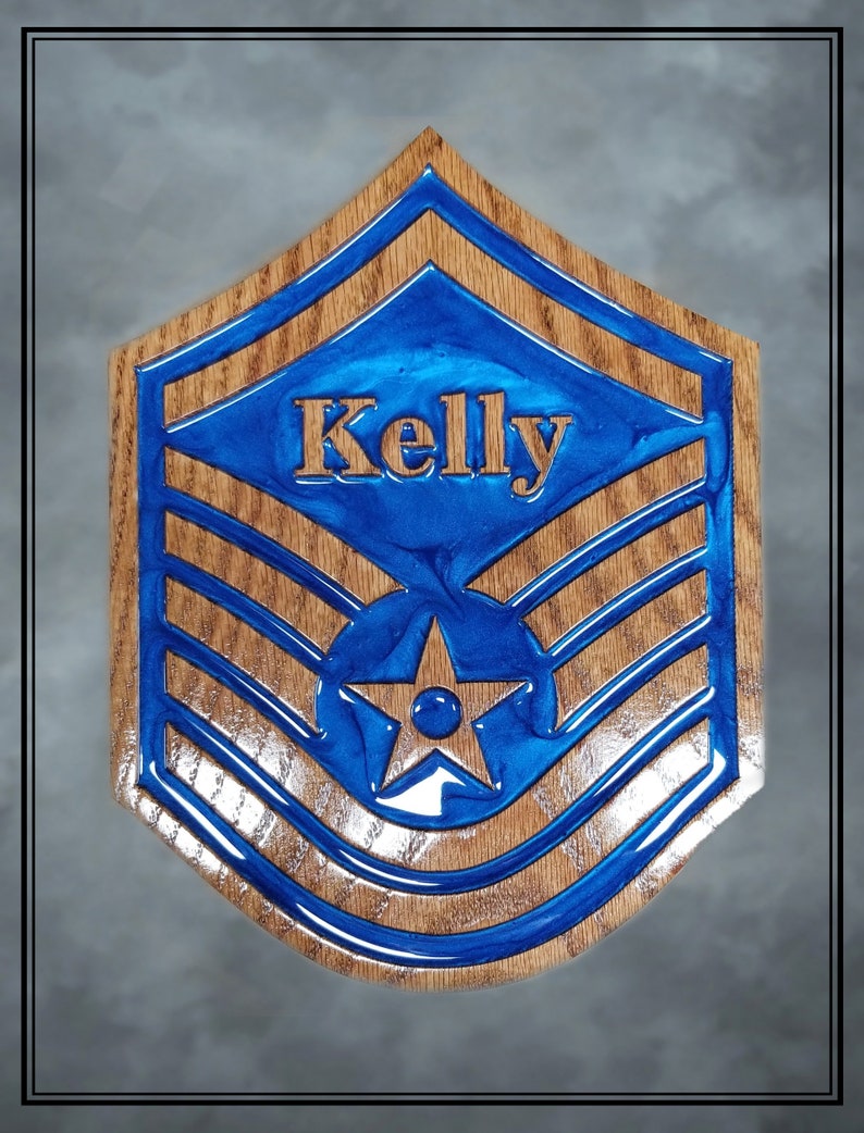 Air Force Promotion Plaques Air Force Rank Plaque Air - Etsy