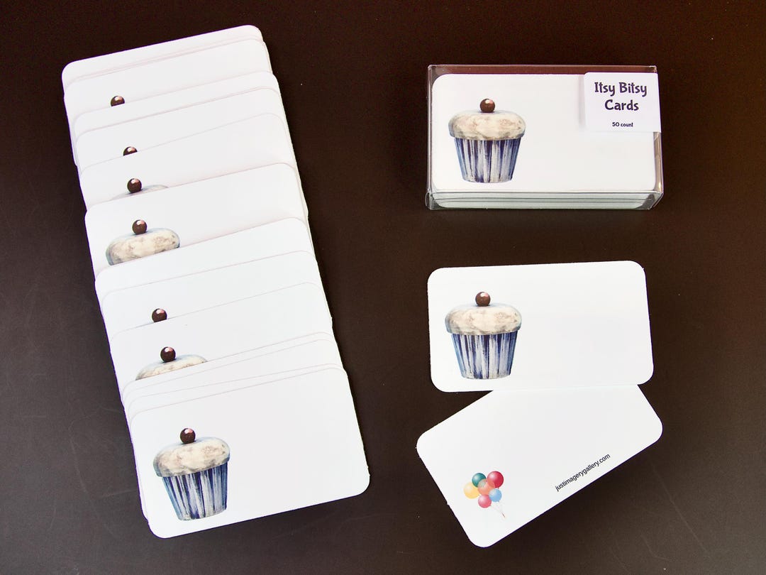 Small Note Cards - “itsy Bitsy” Cards - Personal Size Notecards - 50 Ct ...