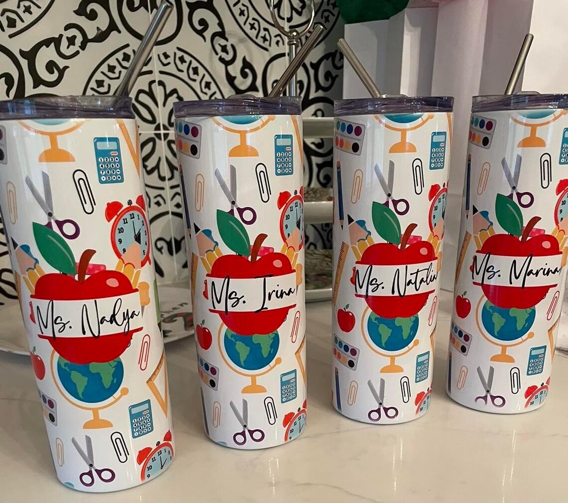 Personalized Teacher Tumbler - Etsy