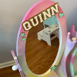 Girls Room Full Length Dress up Mirror, Handmade Dressing Mirror, Kid's ...