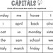 Capitalization Worksheets | Printable Capital Letter Activity | English ...