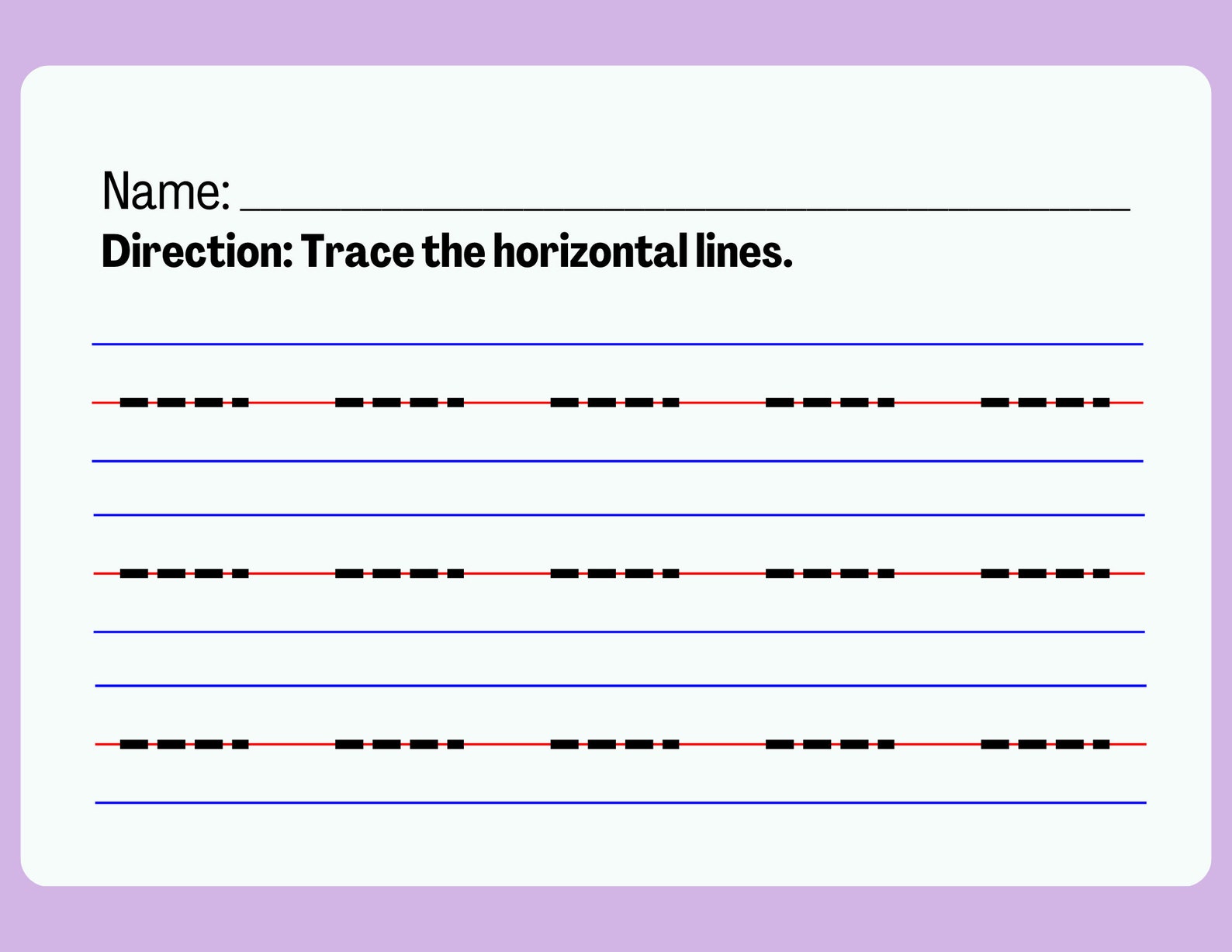 Line Tracing, Shape Tracing, Tracing Worksheets, Tracing Printable ...