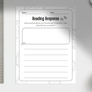 Elementary Reading Response, Printable Lesson - Story Retell, Main Idea ...