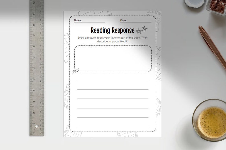 Elementary Reading Response, Printable Lesson Story Retell, Main Idea ...