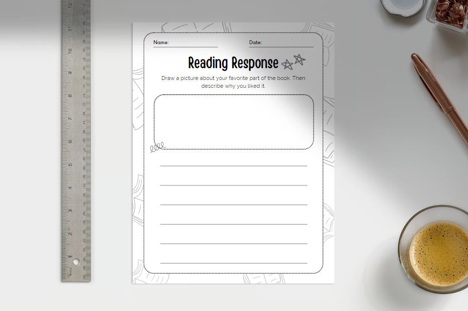 Elementary Reading Response, Printable Lesson - Story Retell, Main Idea ...
