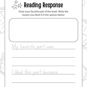 Elementary Reading Response, Printable Lesson - Story Retell, Main Idea ...