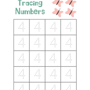 Learn Numbers Tracing Activity Sheets - Number Tracing Practice - Trace ...