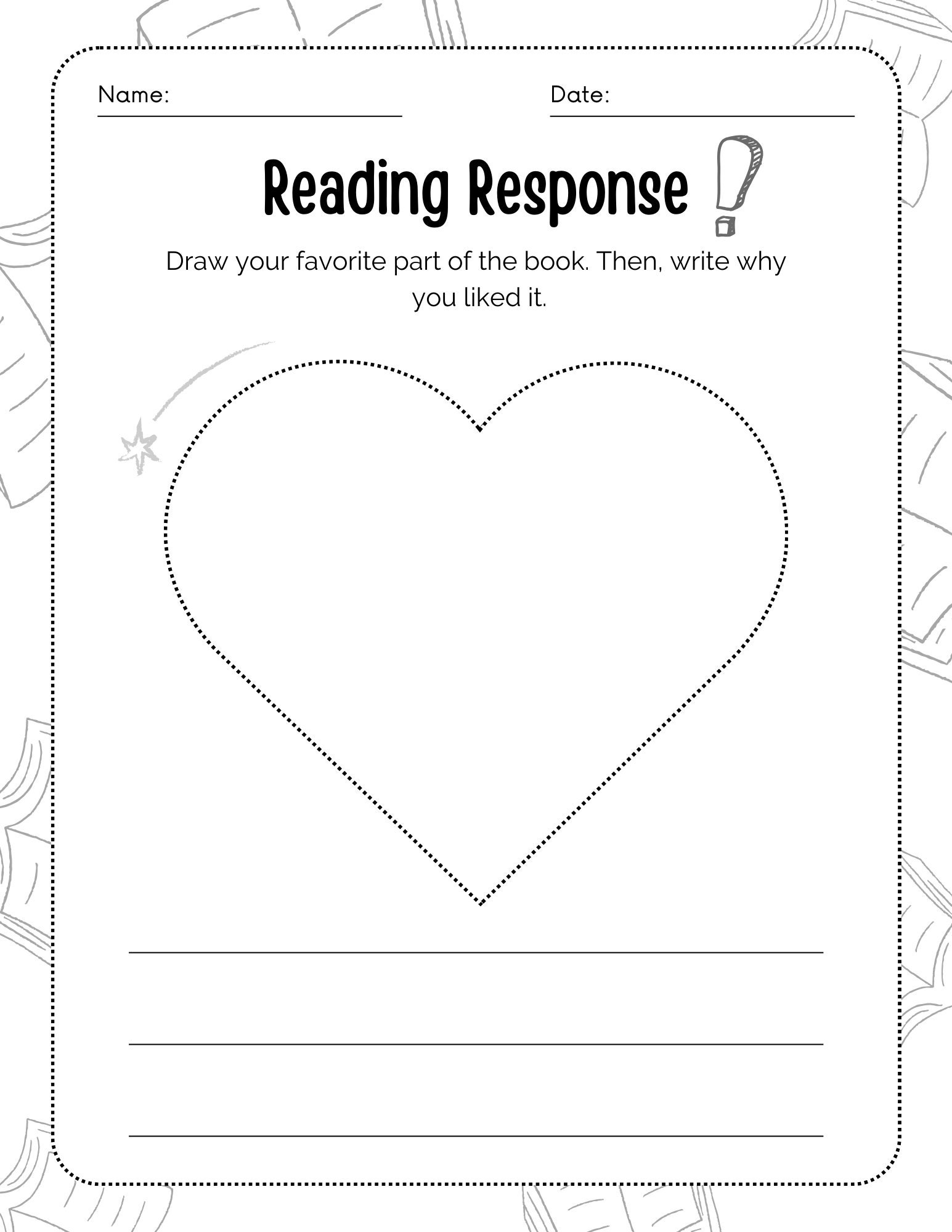 Elementary Reading Response, Printable Lesson Story Retell, Main Idea ...