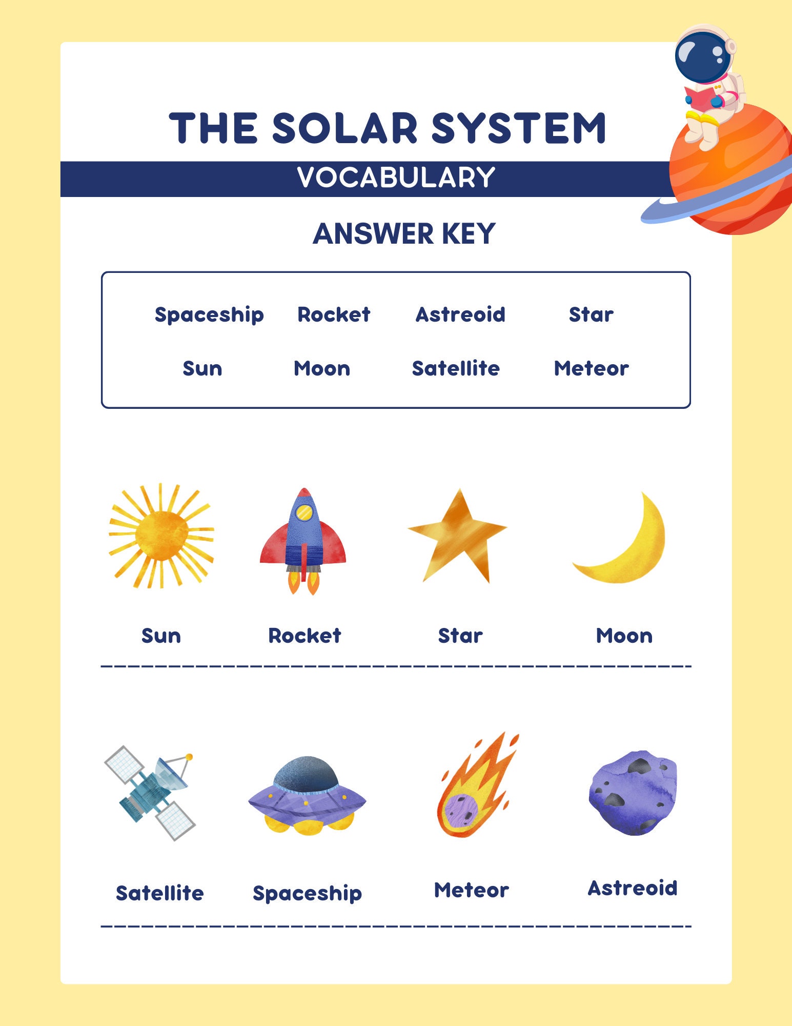 Planet Activity Planet Printable Solar System Worksheets, Solar System ...
