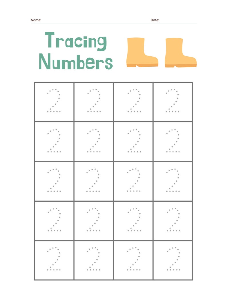 Learn Numbers Tracing Activity Sheets - Number Tracing Practice - Trace ...