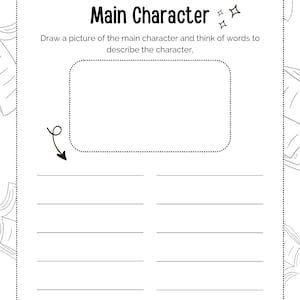 Elementary Reading Response, Printable Lesson - Story Retell, Main Idea ...