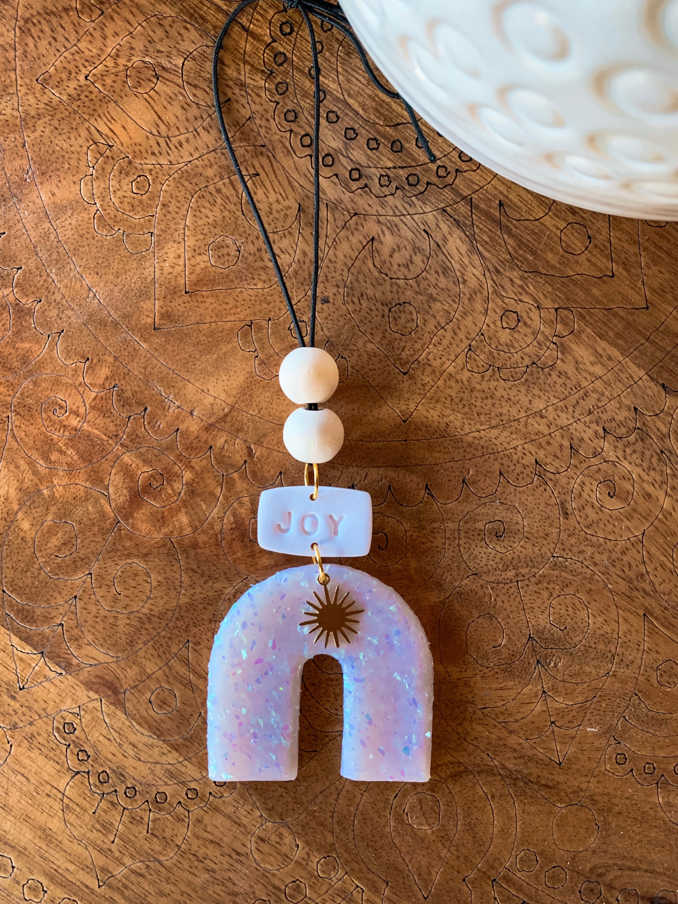 JOY | Essential Oil Car Diffuser | Polymer Clay | Oil Diffuser | Car ...