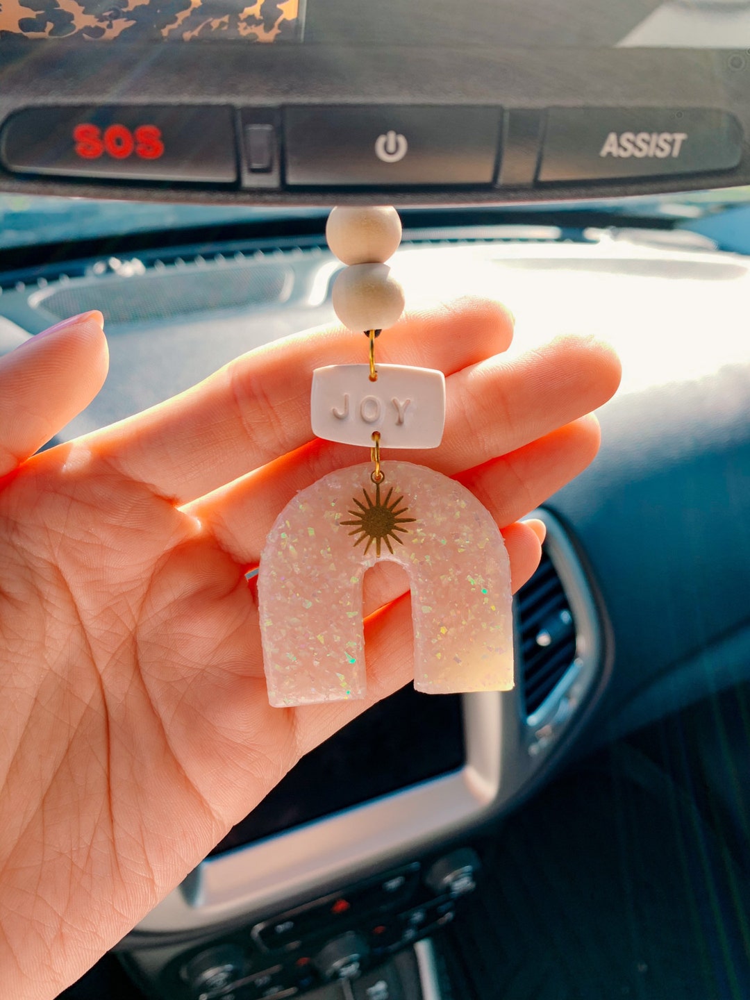 JOY | Essential Oil Car Diffuser | Polymer Clay | Oil Diffuser | Car ...