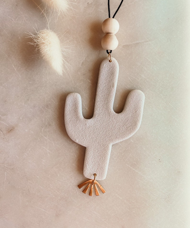 Cactus Essential Oil Car Diffuser Polymer Clay Oil - Etsy