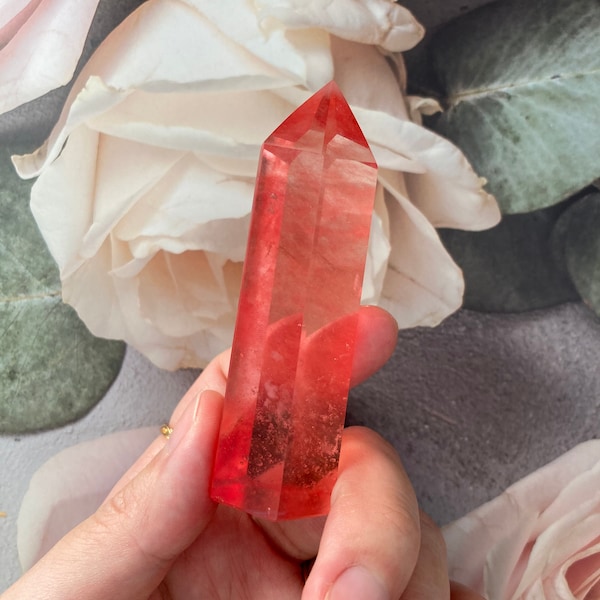 Red Quartz - Etsy