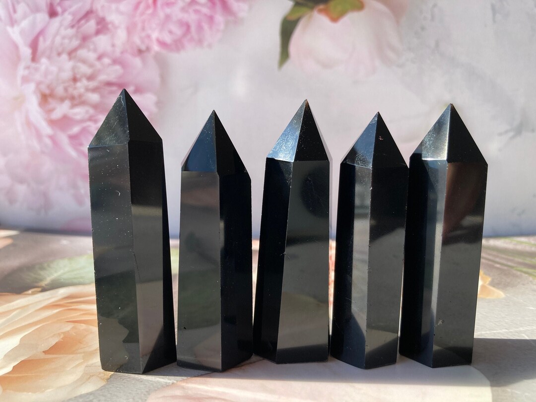 Black Obsidian Point, Obsidian Points, Black Obsidian, Black Obsidian ...