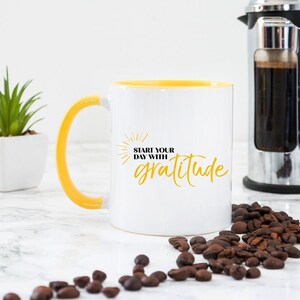 Good Morning Mug Motivational Mug Morning Gratitude Mug - Etsy