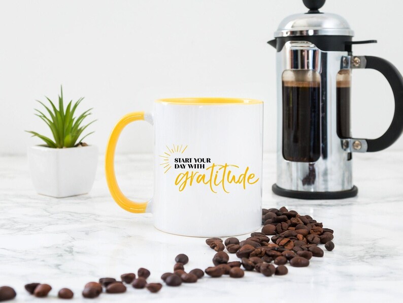 Good Morning Mug Motivational Mug Morning Gratitude Mug - Etsy