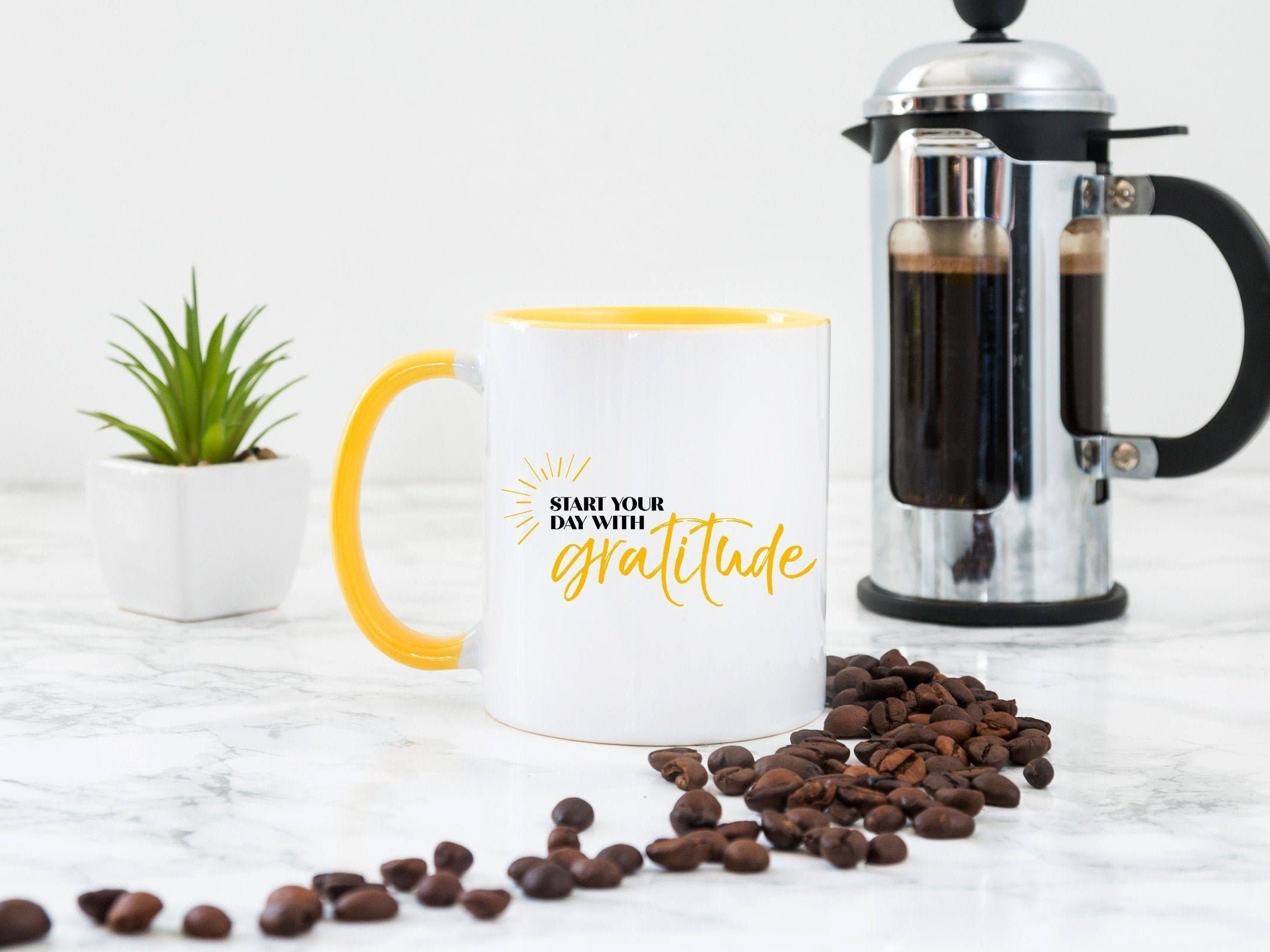 Good Morning Mug Motivational Mug Morning Gratitude Mug - Etsy