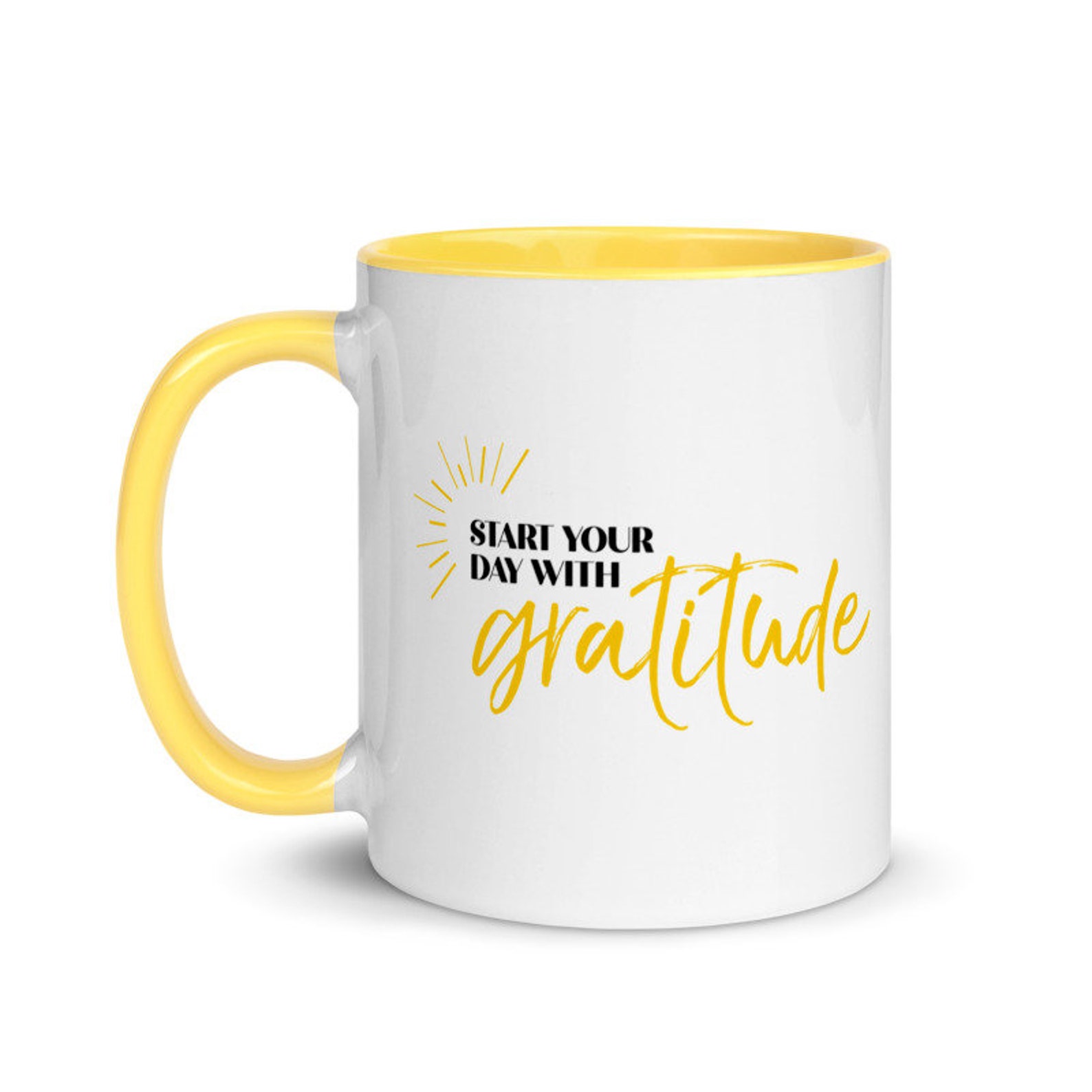 Good Morning Mug Motivational Mug Morning Gratitude Mug - Etsy