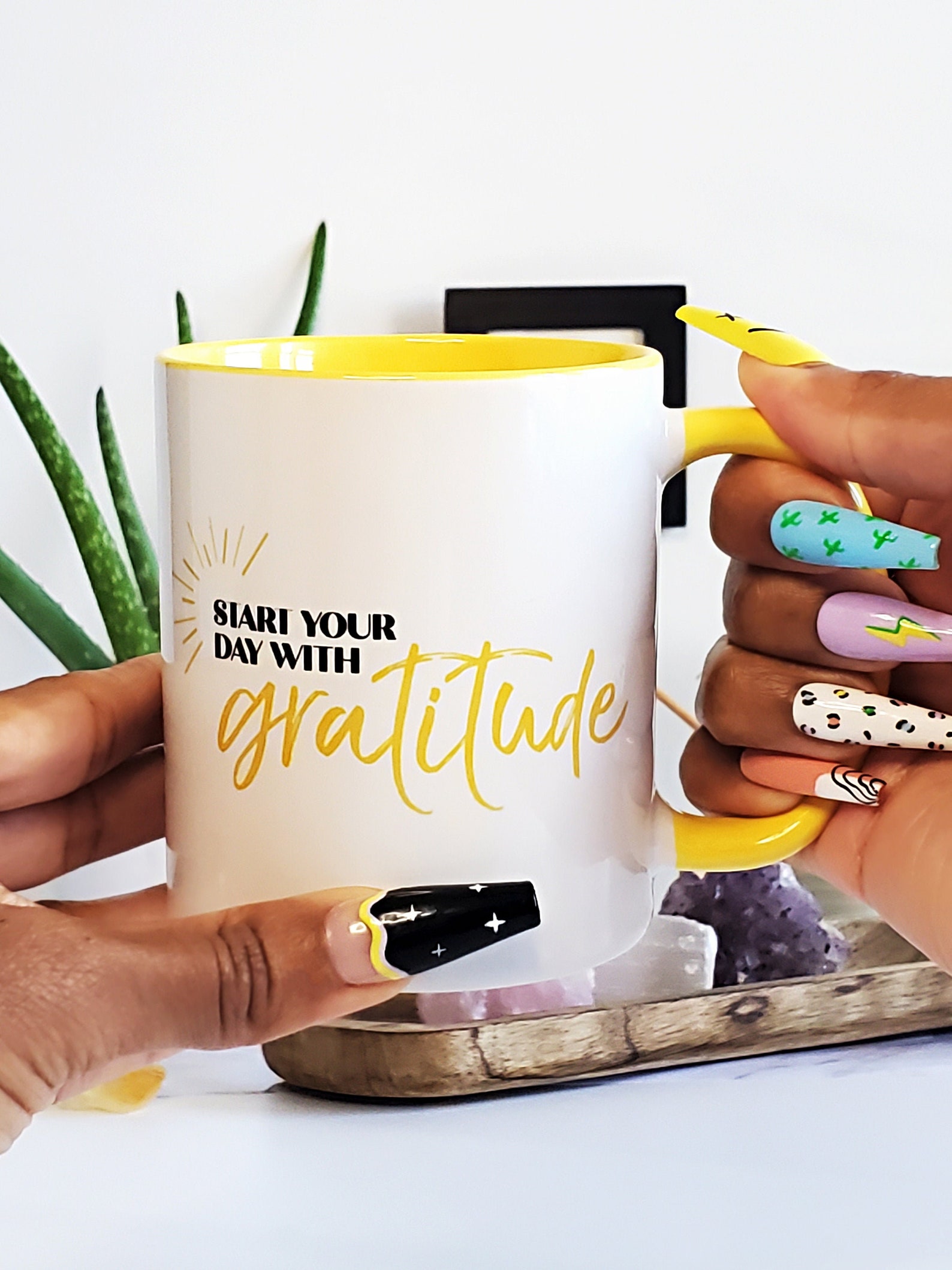 Good Morning Mug Motivational Mug Morning Gratitude Mug - Etsy