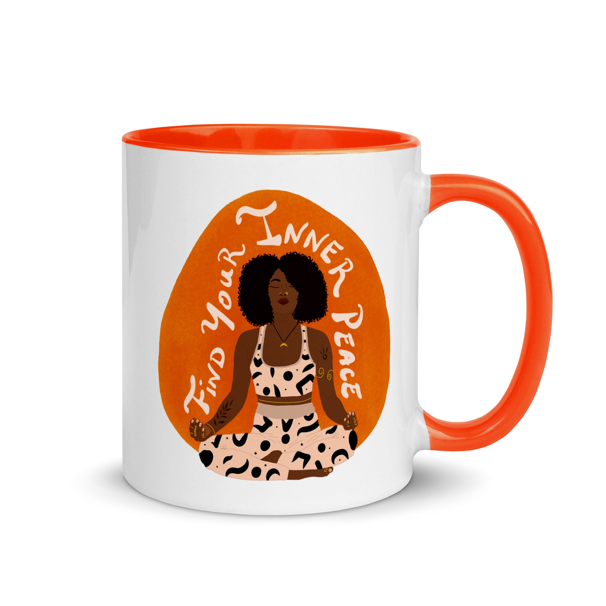 Find Your Inner Peace Mug Meditation Mug Mantra Mug | Etsy
