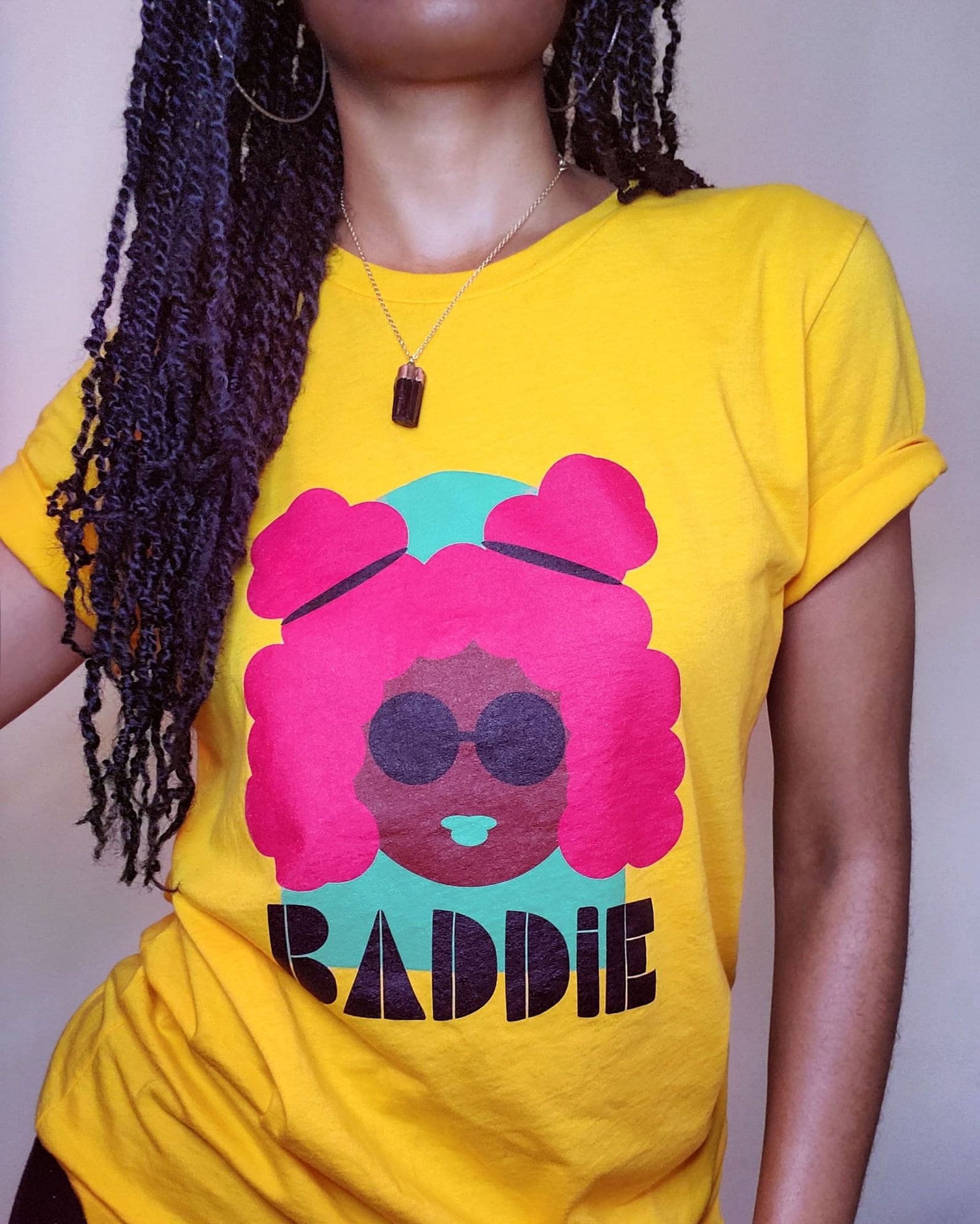 BADDIE Shirt, Afro Shirt, Gold, Colorful Tshirt, Natural Hair Tshirt ...