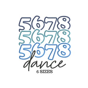 Dancer Embroidery, Dance Embroidery, Digitized Design, Cheerleading ...