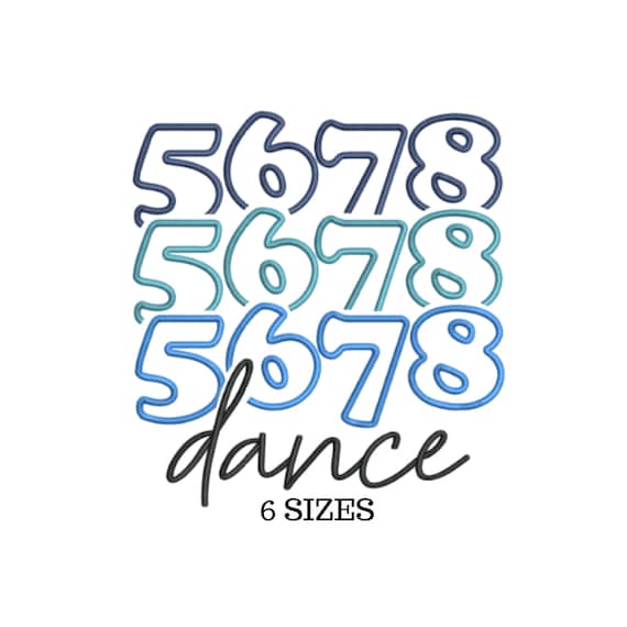 Dancer Embroidery Dance Embroidery Digitized Design | Etsy