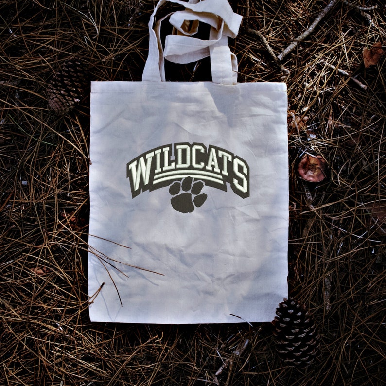 Wildcats Embroidery, Mascot Embroidery, Cat Wildlife, Wildcat - Etsy