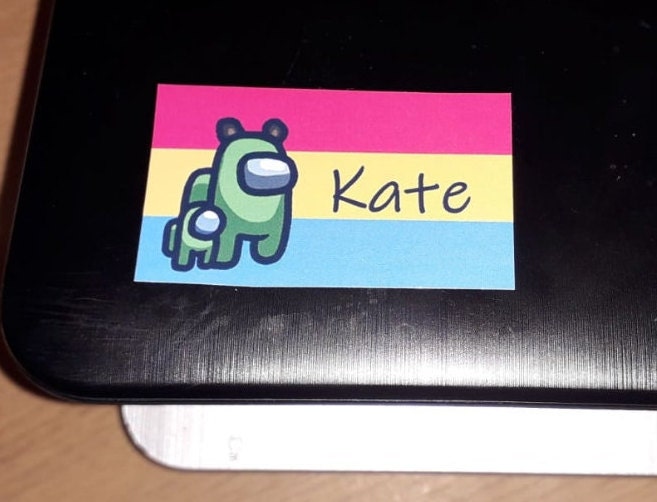 Custom Among Us Crewmate Stickers Pride Flags Opt | Etsy