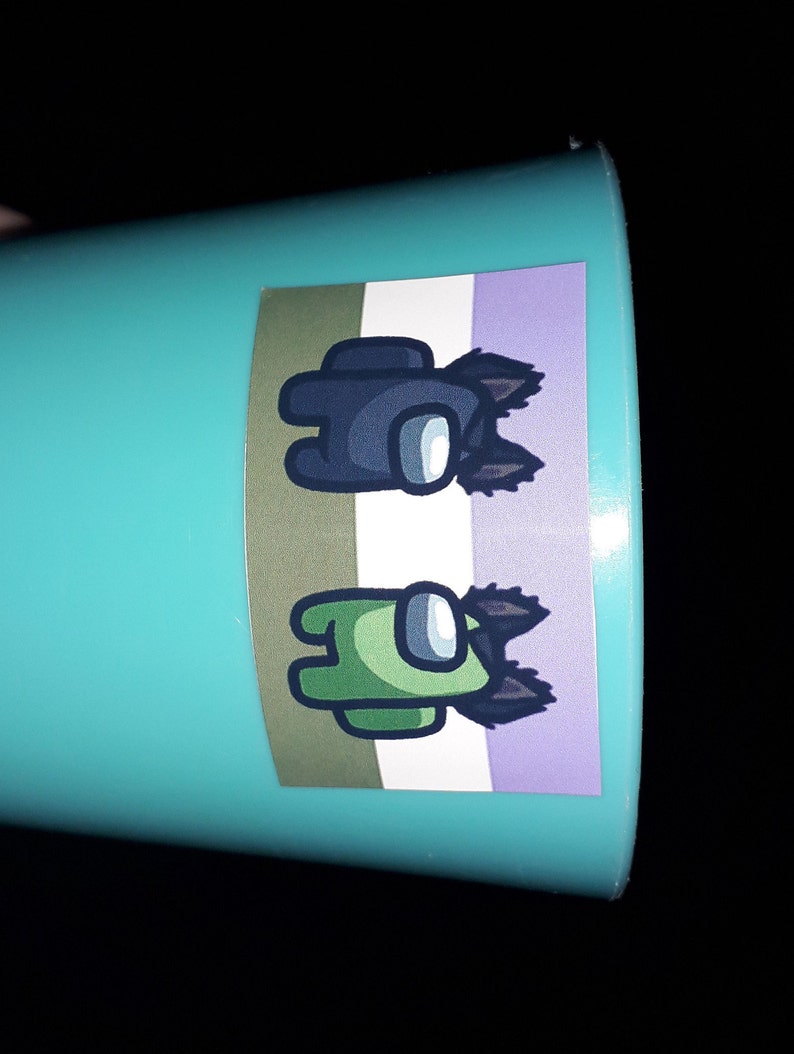 Custom Among Us Crewmate Stickers Pride Flags Opt | Etsy